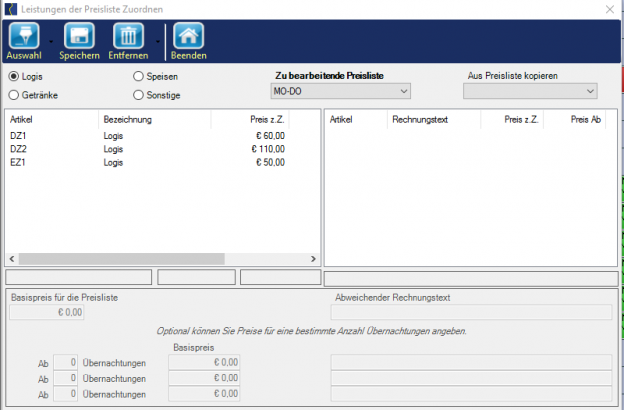 Saisonpreise anlegen mit der ResiGo Hotelsoftware